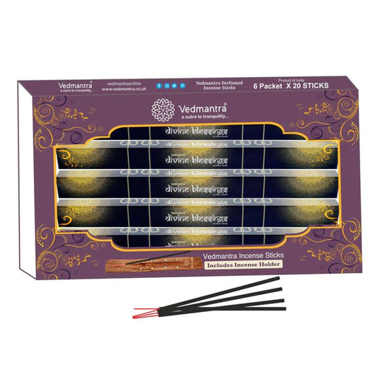Vedmantra Divine Blessings Incense Sticks 6 Pack Wholesale