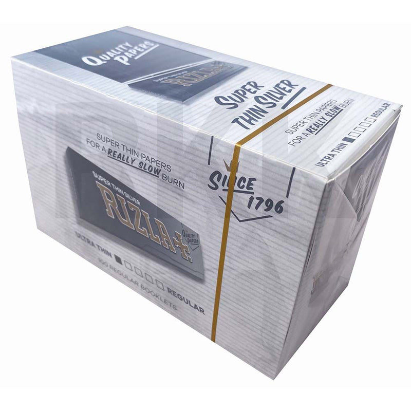 Rizla Rolling Papers Silver Super Thin - Case of 100 Wholesale