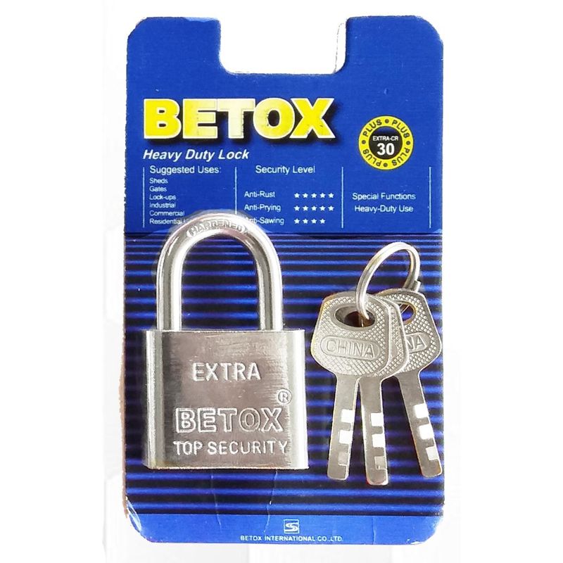 Betox Heavy Duty Lock 30mm Wholesale