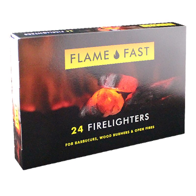 Pallet Deal : 2,520 x Flame Fast Firelighters 24 Cubes Wholesale