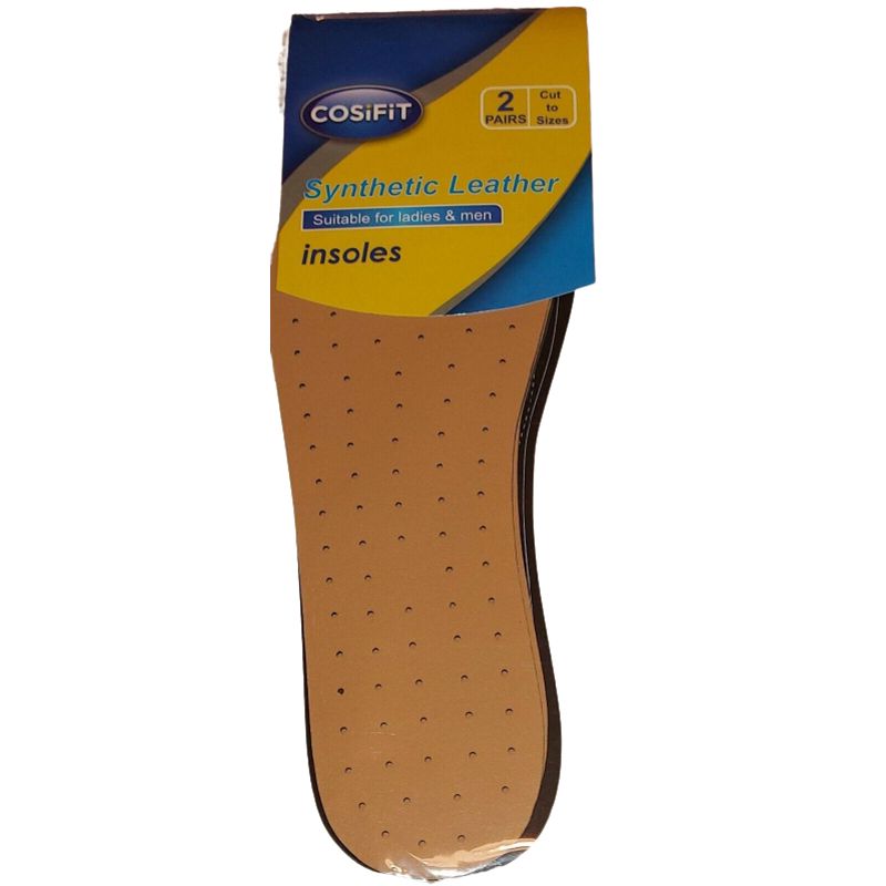 Cosifit Leather Insoles 2 Pairs Wholesale