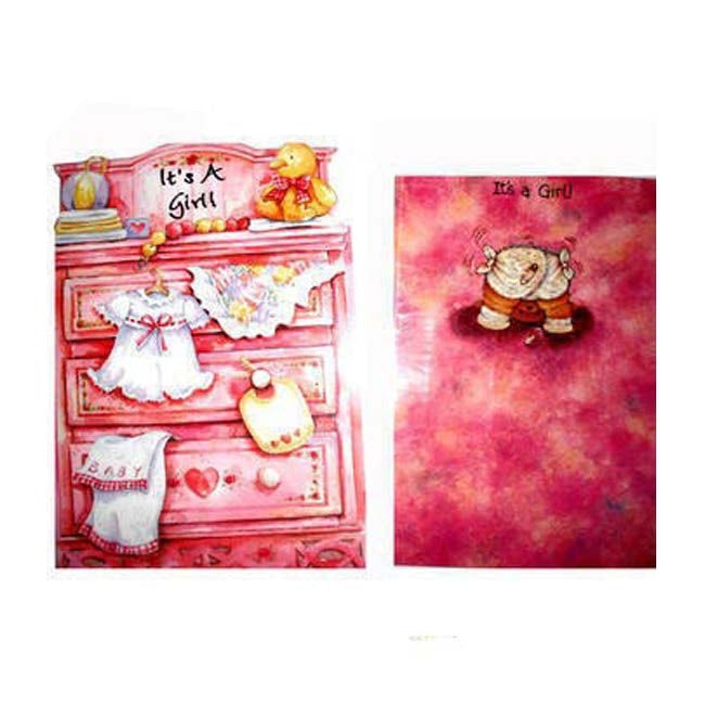 Card & Envelope It’s A Girl Wholesale