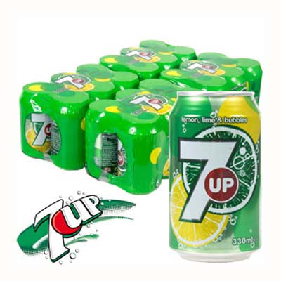 7Up Soft Drink Can 330ml - Case of 24 Wholesale