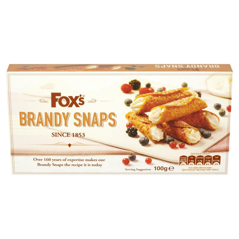 Fox’s Brandy Snaps 100g - Case of 15 Wholesale