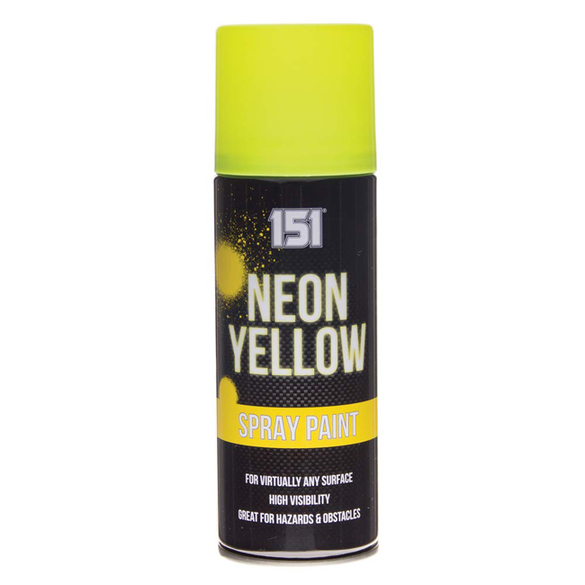 151 Spray Paint Neon Yellow 200ml - Case of 12 Wholesale
