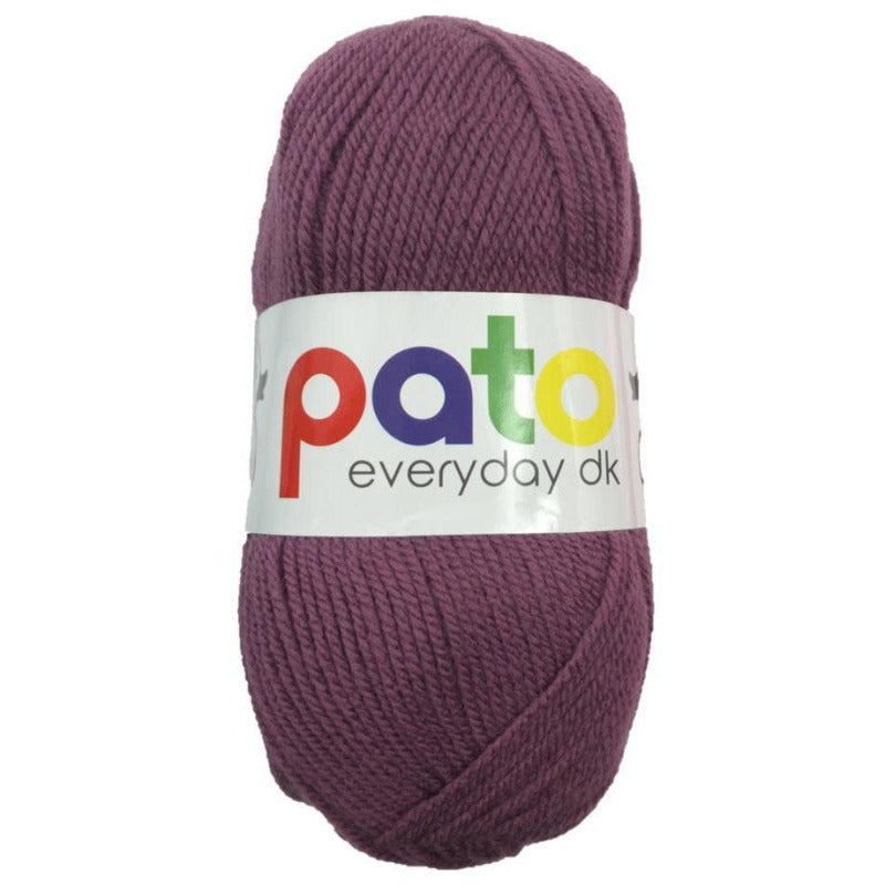 Pato Everyday Double Knitting Yarn - Case of 10 - Mulberry Wholesale