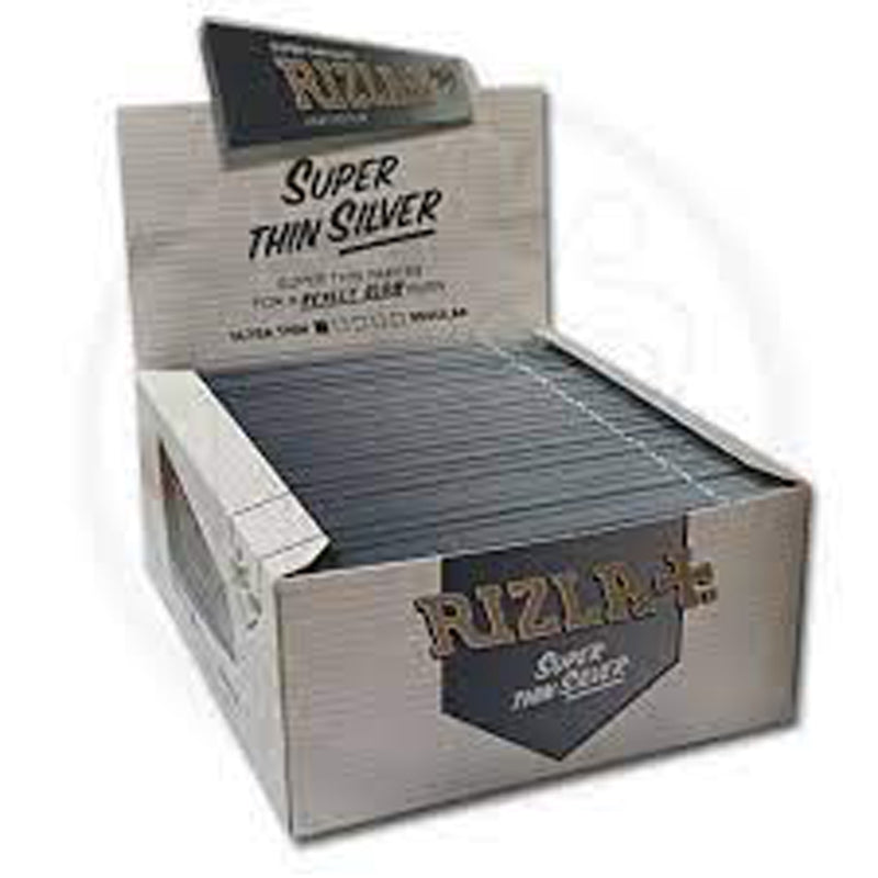 Rizla Rolling Papers Silver King Size Super Thin - Case of 50 Wholesale