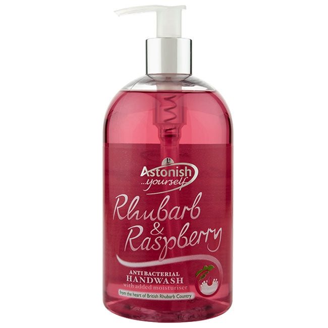Astonish Antibacterial Handwash Rhubarb & Rasberry 500ml Wholesale