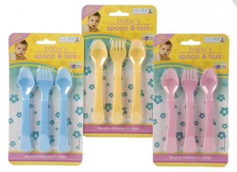 Baby plastic fork store