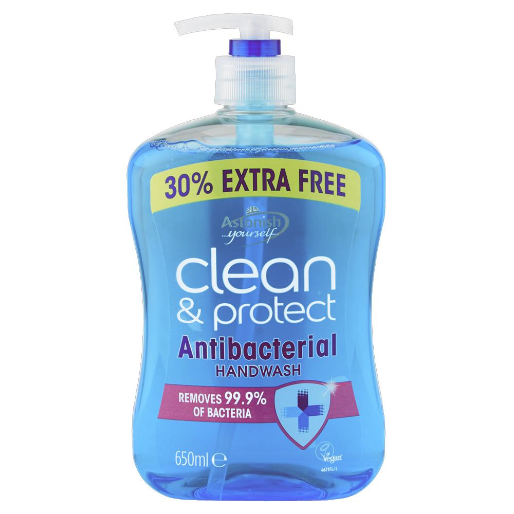 Astonish Antibacterial Handwash Clean & Protect 600ml - Case of 12 ...