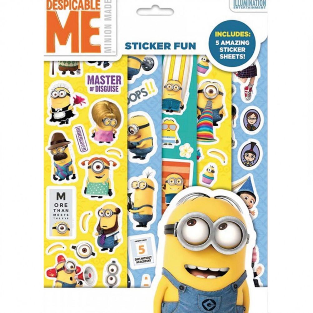 Despicable Me Sticker Fun Wholesale