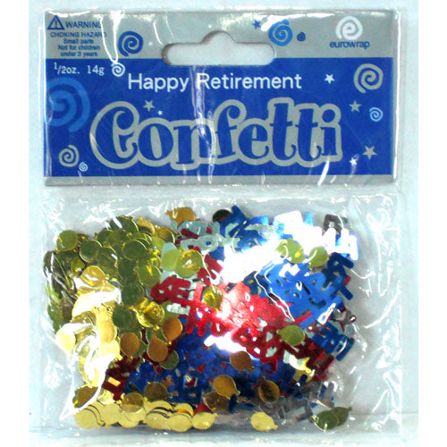 Foil Happy Retirement Confetti pack Wholesale
