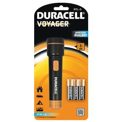 Duracell Torch 5 LED Stella including Battery Wholesale