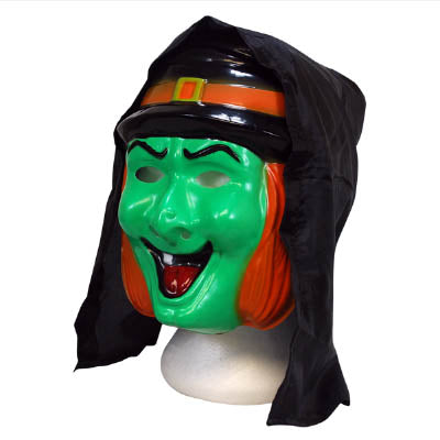 Halloween Witch PVC Mask with Hood Wholesale
