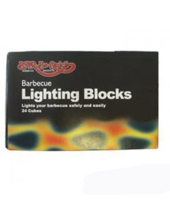 Bar-Be-Quick BBQ Lighting Blocks 24 Pack Wholesale