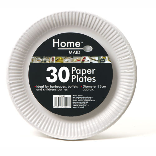 Homemaid Disposable Paper Plates 30 pack Wholesale