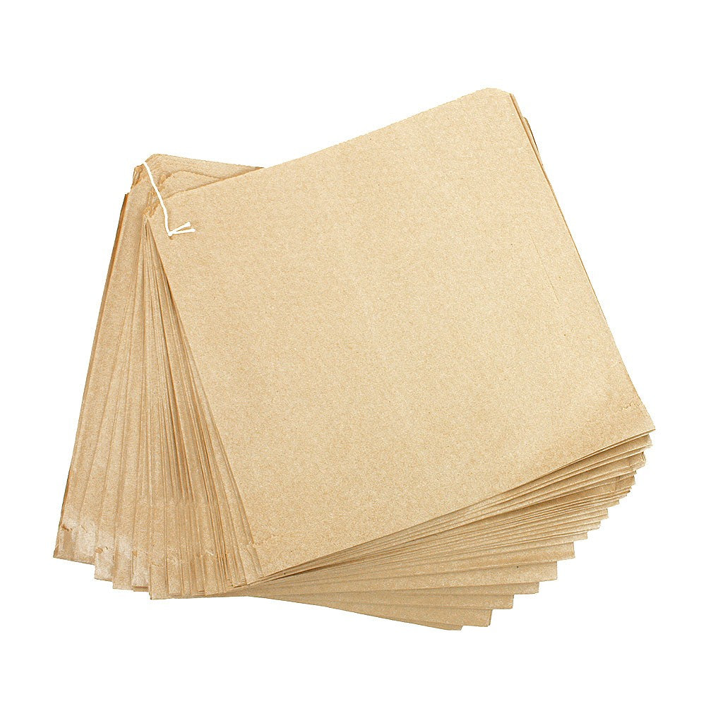Brown Paper Bags Strung 10 x 10 - 1000pcs Wholesale