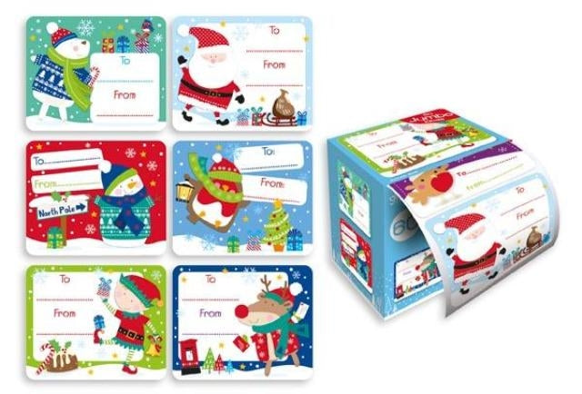 Jumbo Christmas Tags 60 pack Wholesale