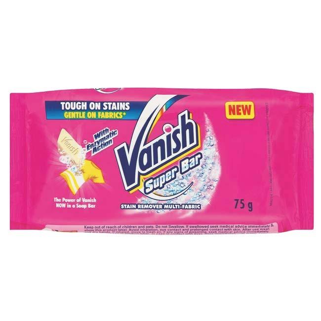 Vanish Super Bar Stain Remover Multi-Fabric 75g - Case of 12 Wholesale